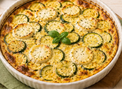 Quiche sans pâte chèvre et courgette - Recipes Comfort Food