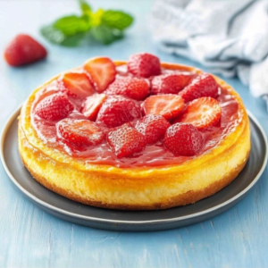 Gâteau de semoule à la vanille et fraises : un dessert gourmand et ...