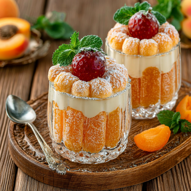Charlotte aux Abricots Maison : Dessert Fruité, Léger et Élégant en ...