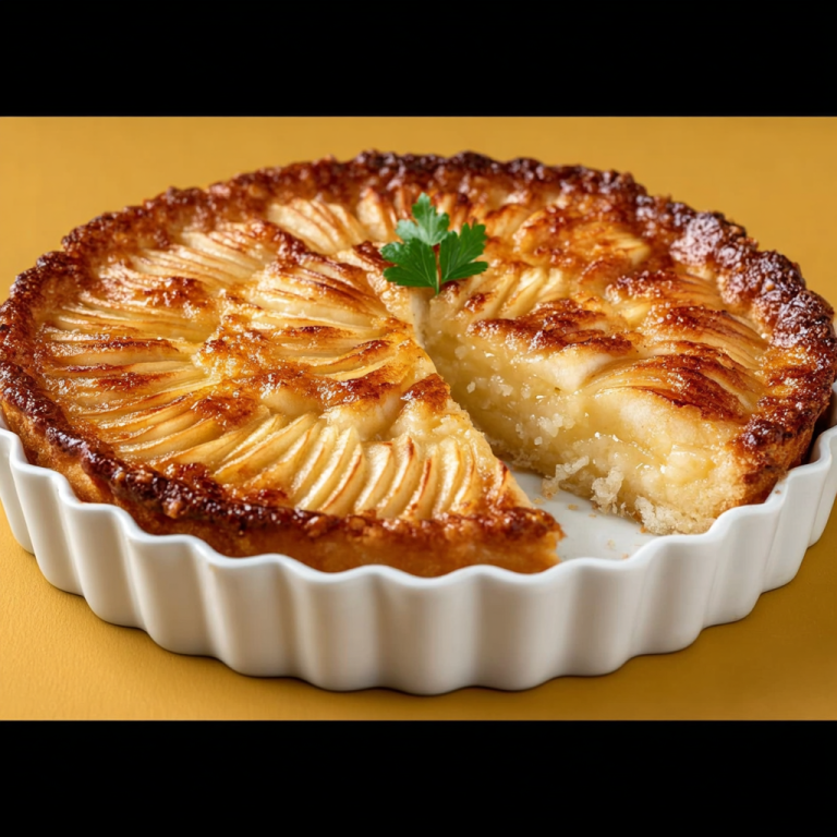 Namandier aux pommes moelleux : un gâteau sans farine riche en amandes ...