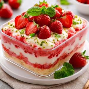 Nuage de Fraises Façon Tiramisu - Recipes Comfort Food
