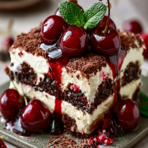 Tiramisu Forêt-Noire — Le Dessert Gourmand et Élégant - Recipes Comfort ...